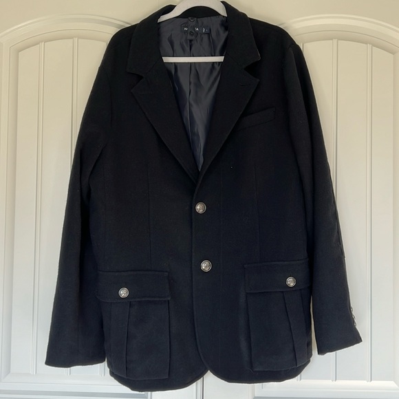 Nautica | Jackets & Coats | Nautical Large Wool Dinner Jacket Navy Blue ...
